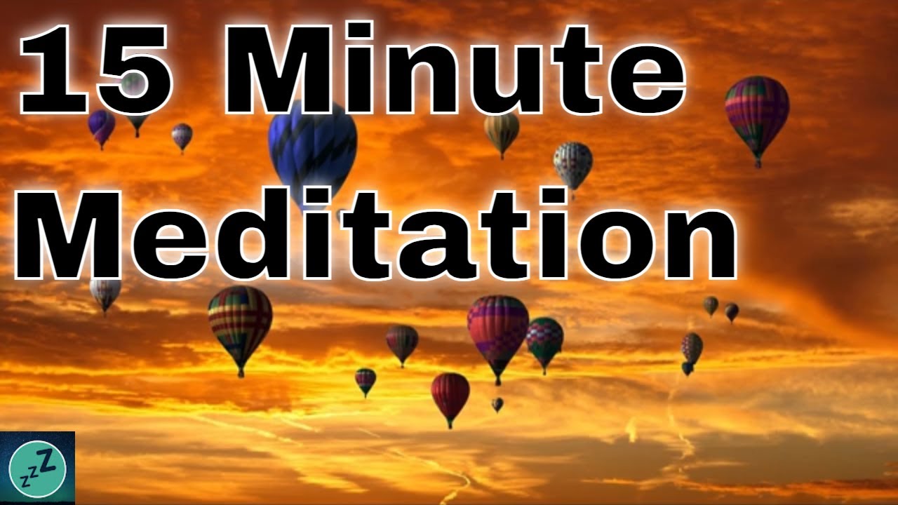 Hot Air Balloon MEDITATION | Relaxing Music BLUE SKIES | Calming 15 ...