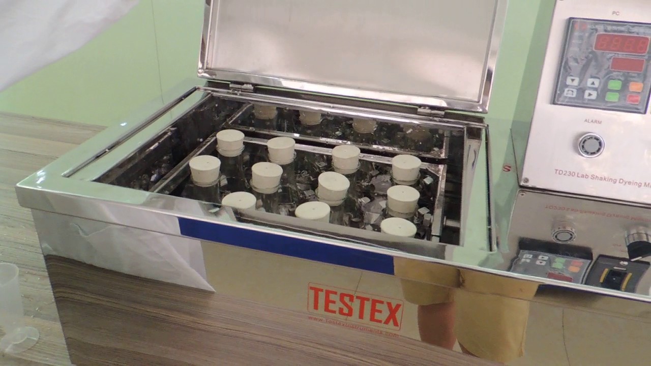 Lab Shaking Dyeing Machine - YouTube