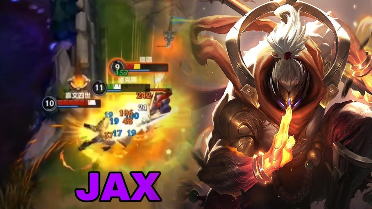 JAX GAMEPLAY | CHINESE JAX GAMPLAY | WILD RIFT JAX GAMEPLAY - YouTube