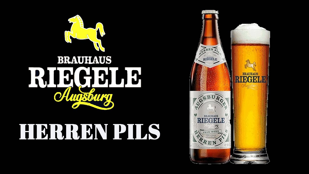 Brauhaus Riegele - Augsburger Herren Pils - YouTube