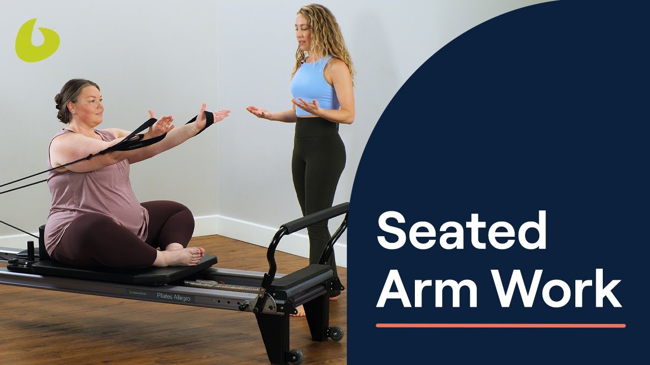 Seated Arm Work Series on the Allegro® Reformer Extended Carriage Pad ...