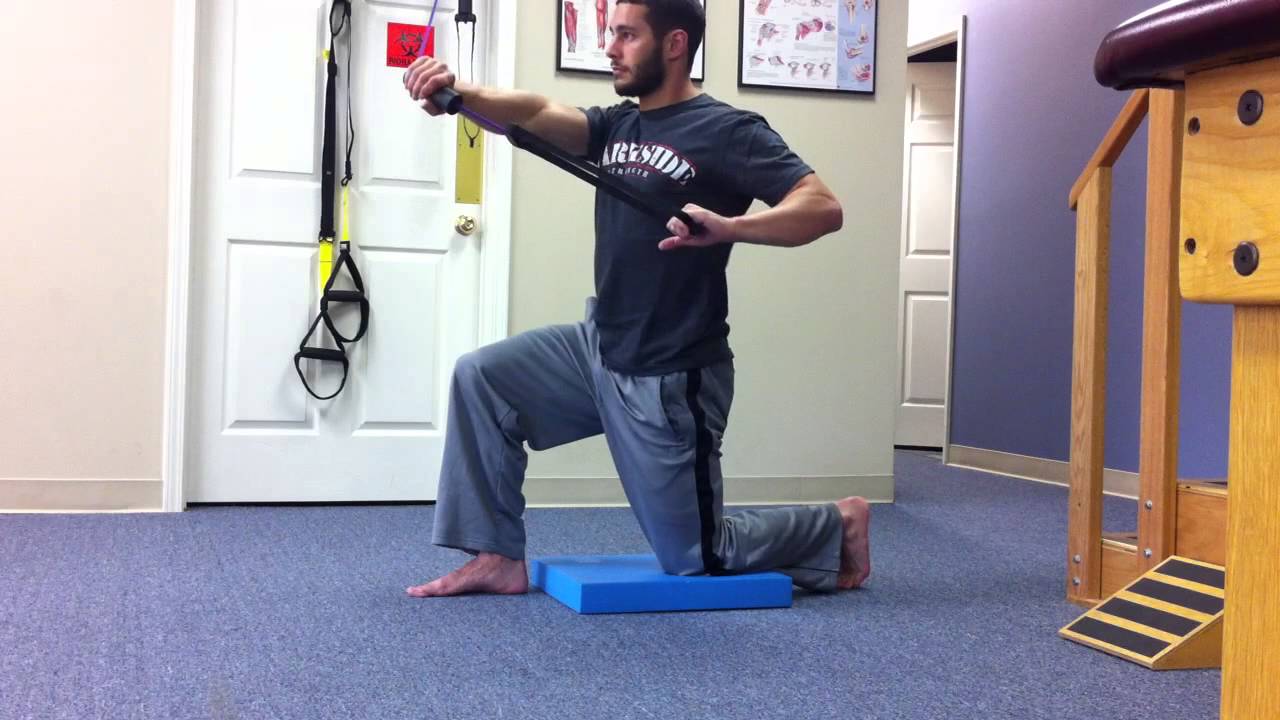 Half Kneeling Chop - YouTube