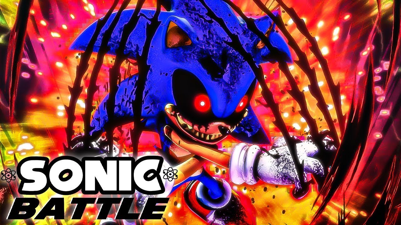 Sonic EXE Invades Sonic Battle - YouTube