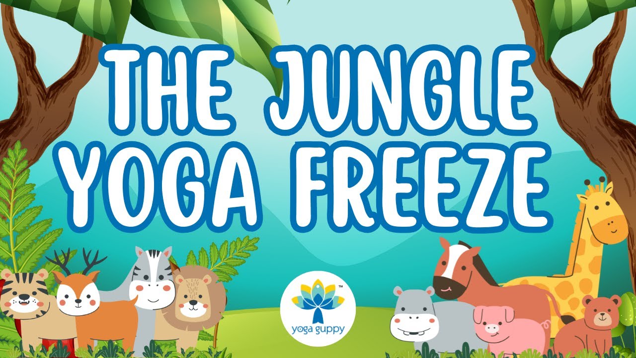 Yoga Freeze Song | Warm Up | Action Song for Kids | Yoga Guppy by ...