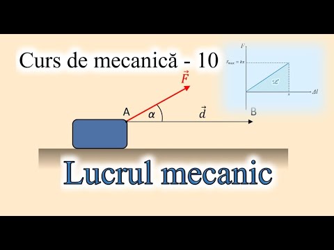 LUCRUL MECANIC (Curs de mecanică - 10) - YouTube