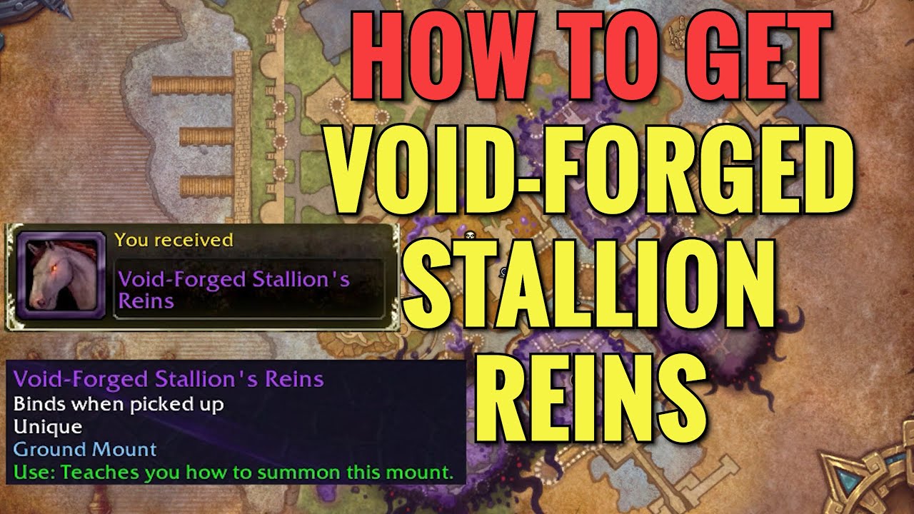 How To Get The Void-Forged Stallion Mount (WoW TWW) - YouTube