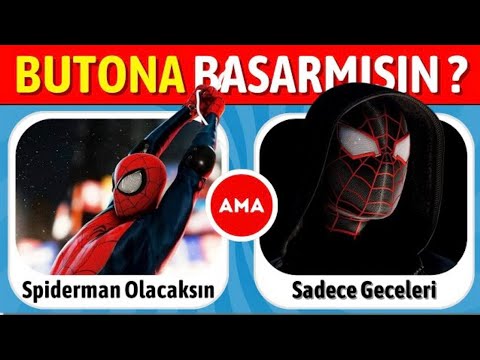 Butona Basar Mıydın? - 1 Teklifi Kabul Edersen Butona Bas🔥 Zor Tercihler🍁