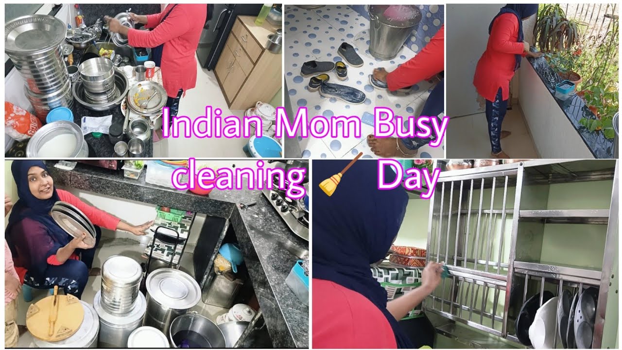 Indian Mom Busy Day | let's deep cleaning 🧹 the House|How I Clean My ...