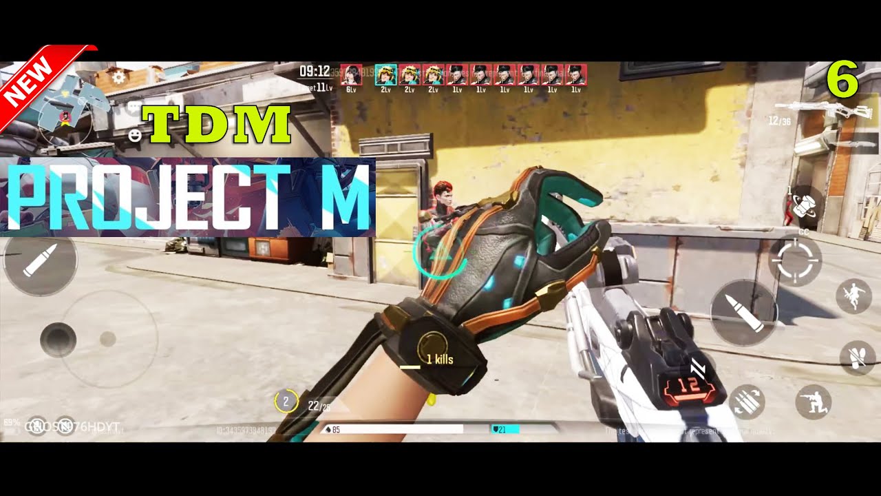 PROJECT M (VALORANT MOBILE LIKE ) TDM GAMEPLAY ANDROID HDR MAX SETTING ...