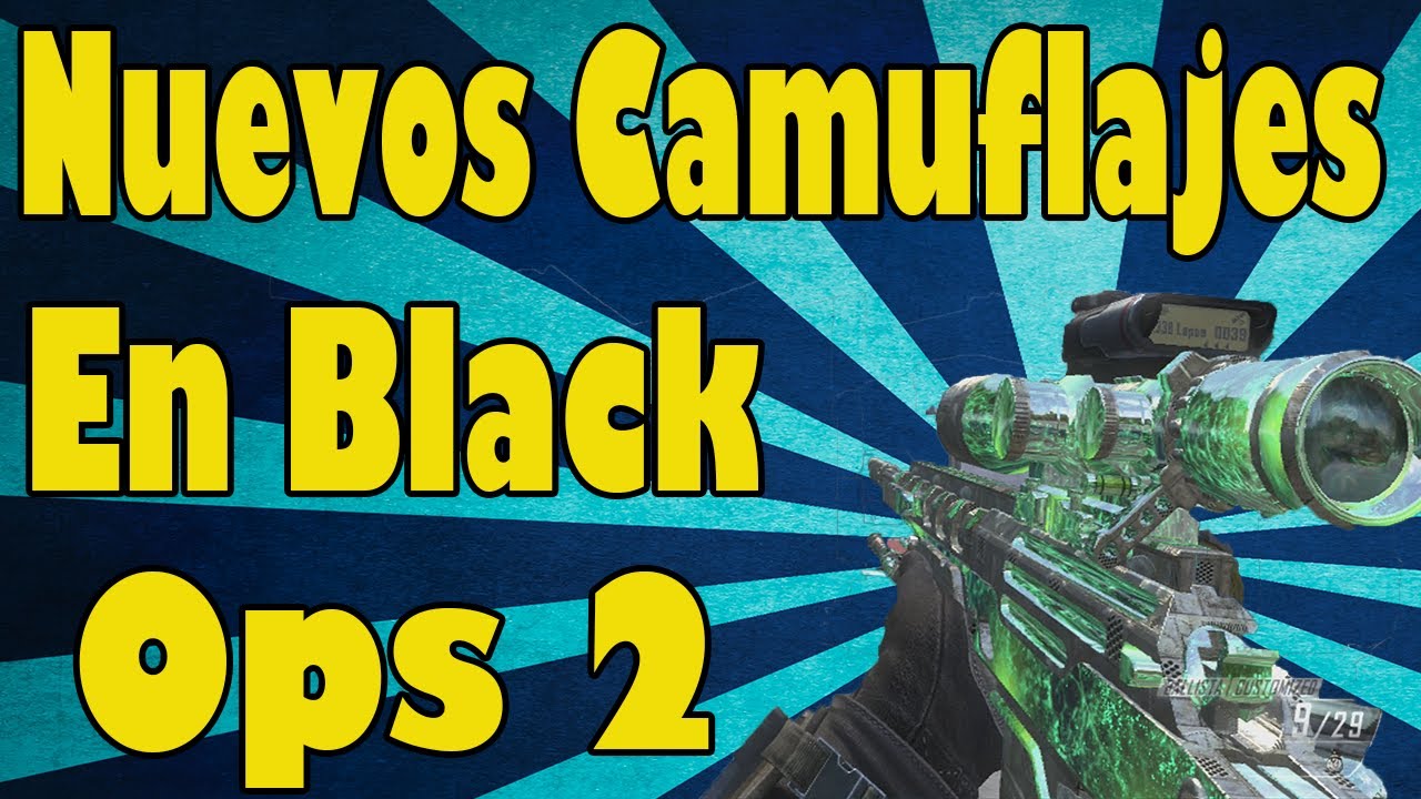 Nuevos Camuflajes En Black Ops 2! Weponized 115, Beast, Octane Dead Man ...