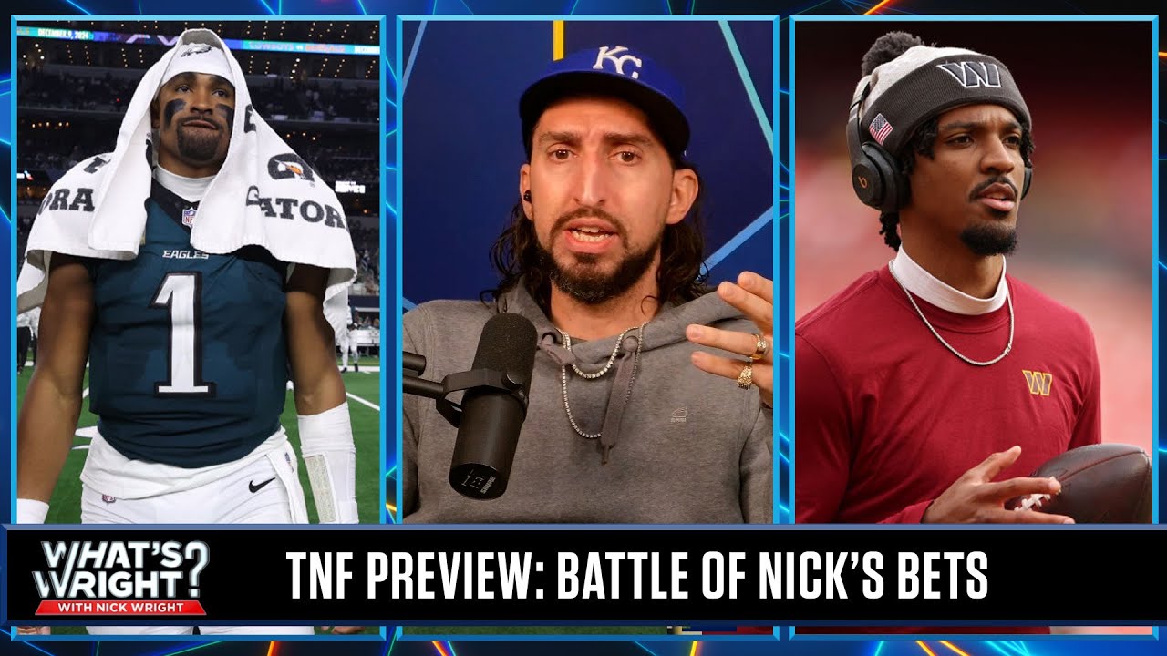 Nick is more confident in the Eagles, slightly concerned with Commanders' offense | What's ...