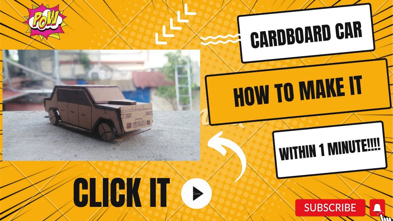Wow!!! How To Make a Cardboard Car Easy - YouTube