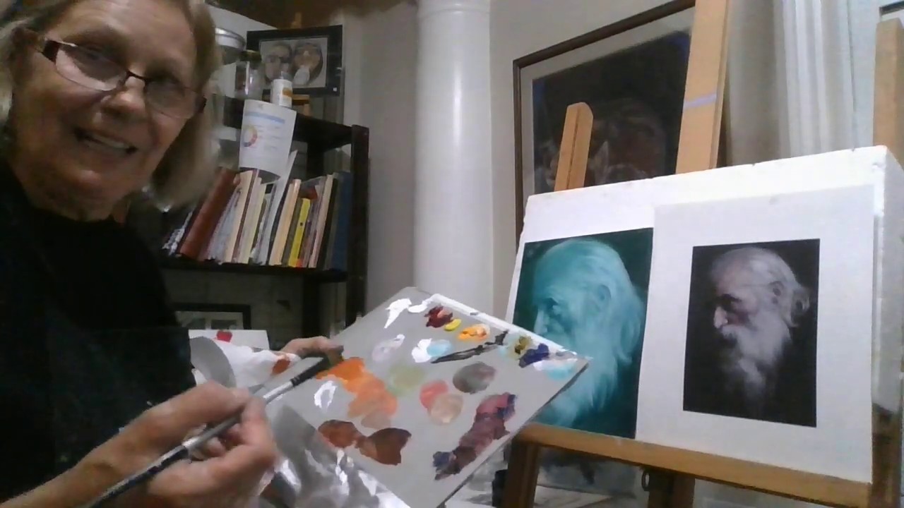 Oil painting. How to paint a Verdaille. - YouTube