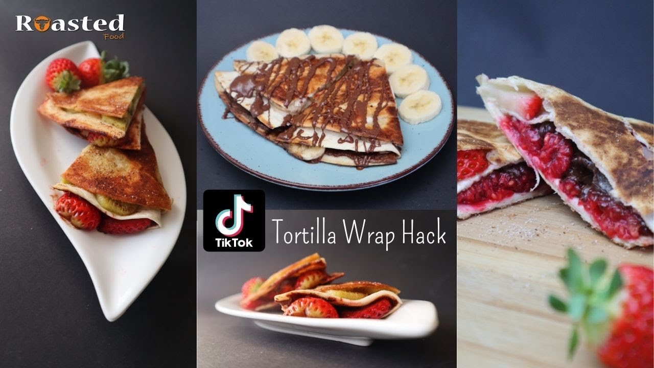 Tortilla Wrap Hack | TikTok Tortilla Hack | Tortilla Hack| Tortilla ...