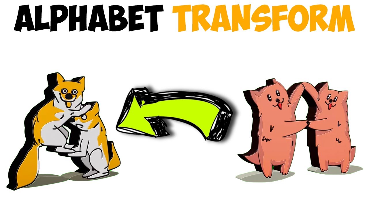 Alphabet Lore Dogs Transform Cats - YouTube
