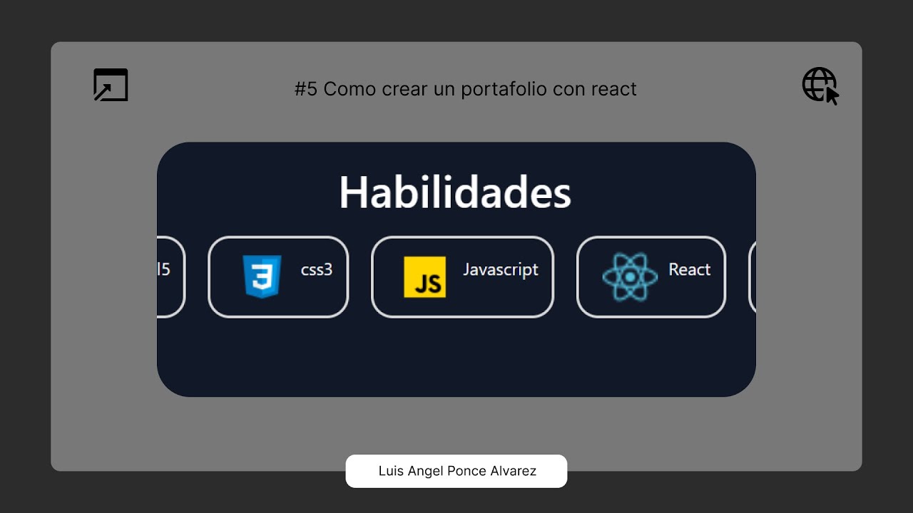 #5 como hacer un portafolio react - YouTube
