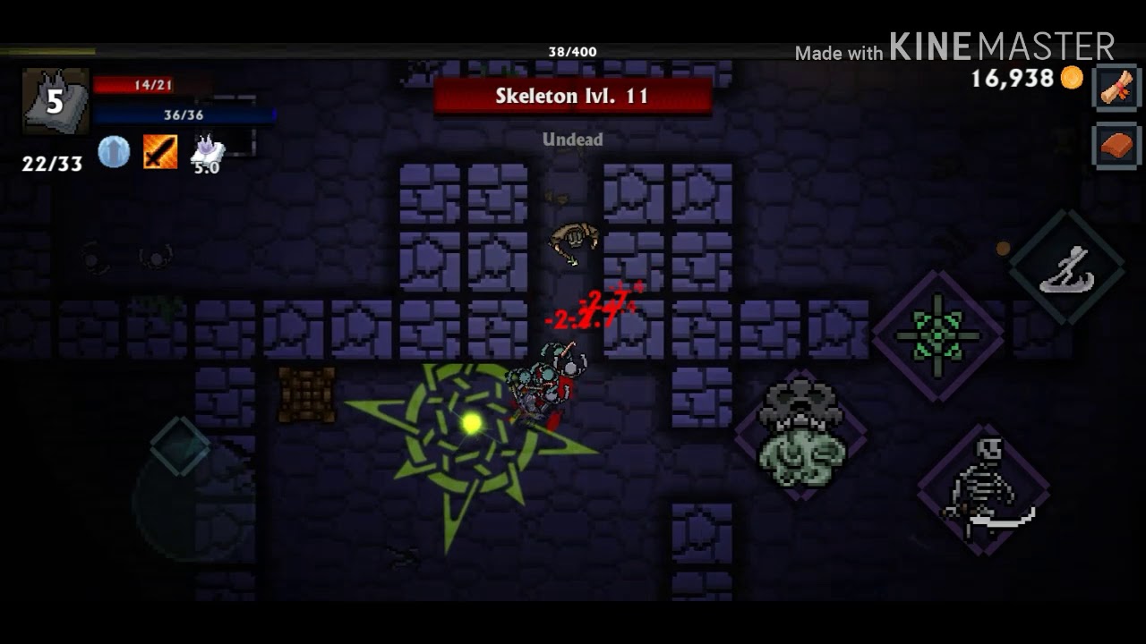 Pocket Rogues ep2 let's play necromancy class - YouTube