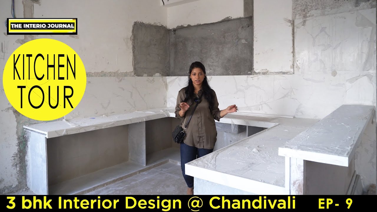 Open Kitchen Tour- Part 1- CIVIL| Ep 9 | C Shaped Kitchen Design ...