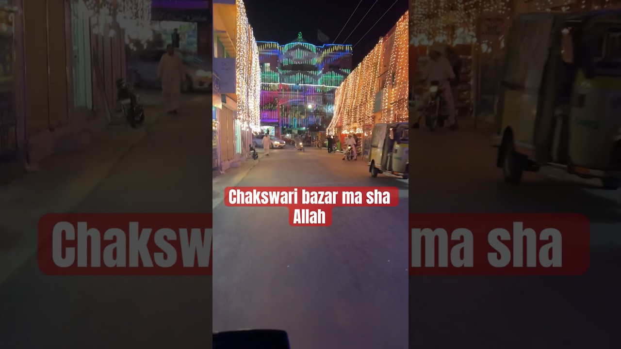 Chakswari bazar lighting #youtube - YouTube