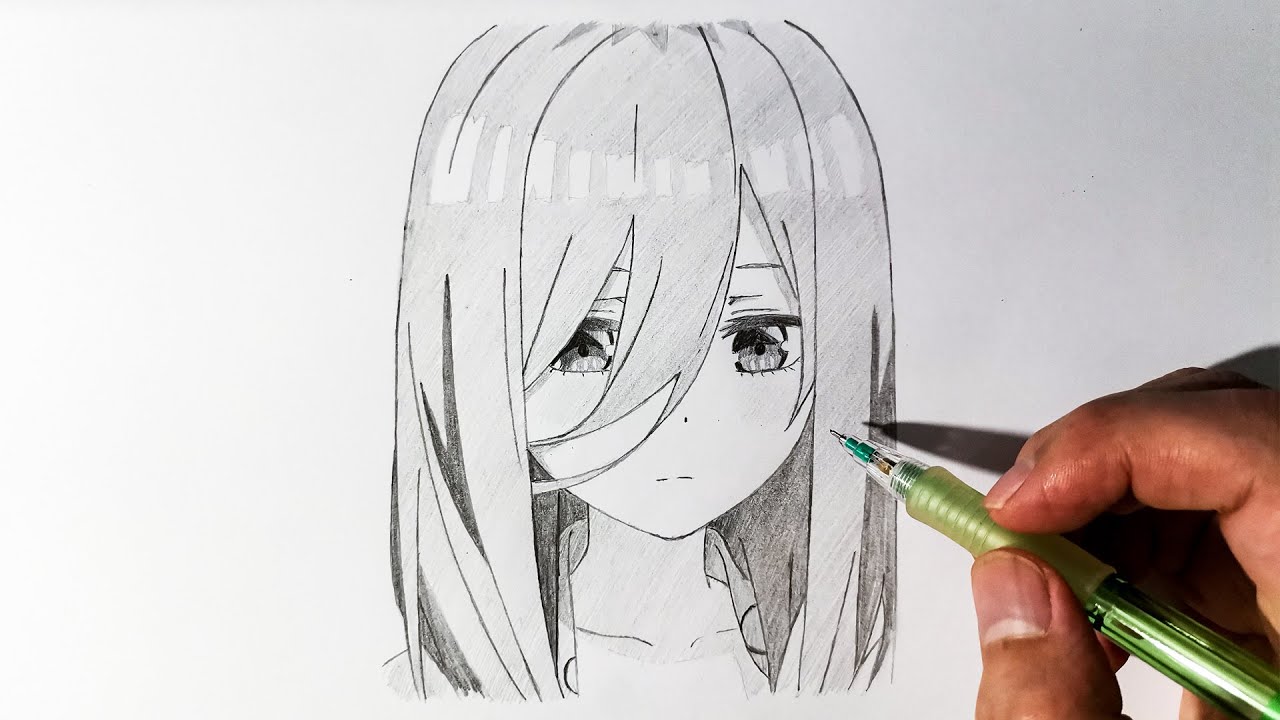 How to draw Miku Nakano - YouTube