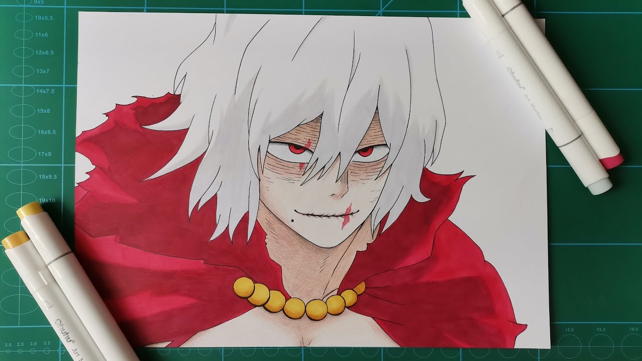 DRAWING SHIGARAKI TOMURA | MY HERO ACADEMIA SEASON 6 - YouTube