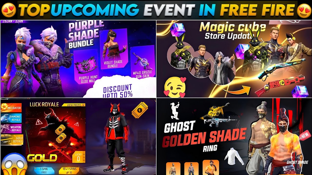 NEW PURPLE SHADE & GOLDEN SHADE BUNDLE ! 😱 UPCOMING NEW EVENT IN FREE ...