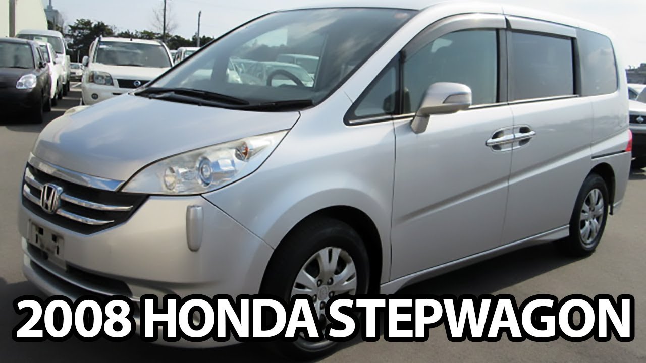 2008 HONDA STEPWAGON G L HDD NAVI PACKAGE for sale - YouTube