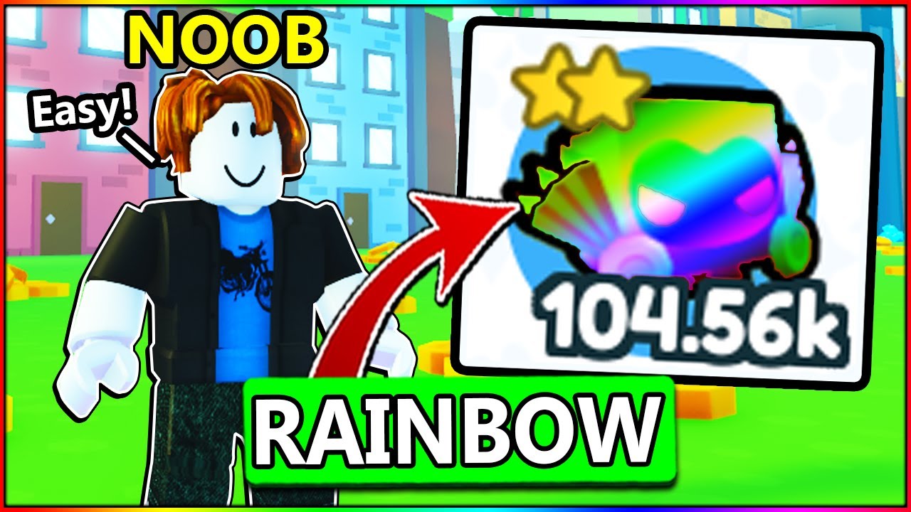 NOOB GETS A RAINBOW DOMINUS PET AND DESTROYS PET SIMULATOR X! *NO ROBUX ...