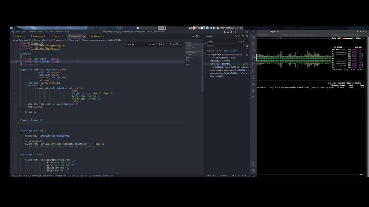 C Sdl2 Gamedev Linux Anime Youtube