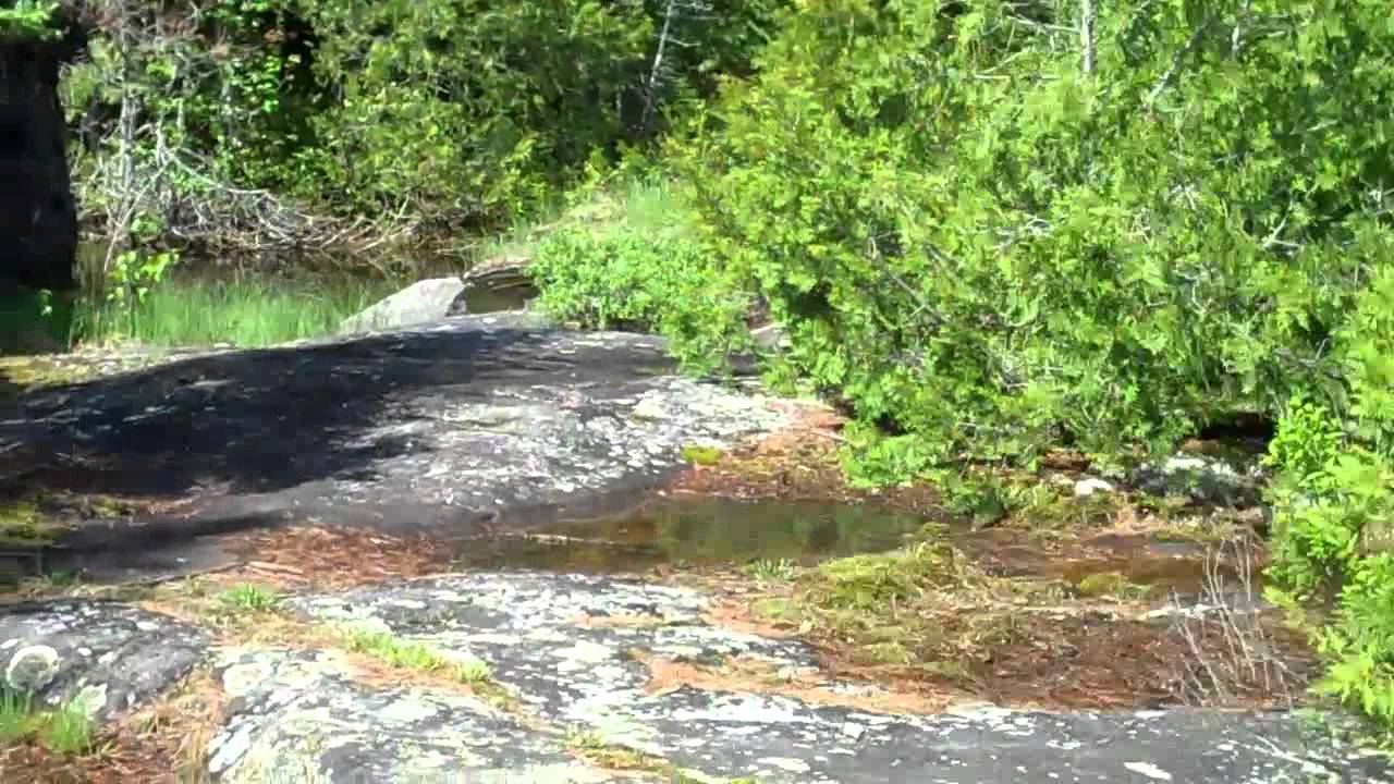 raven lake right at portage looking north - YouTube