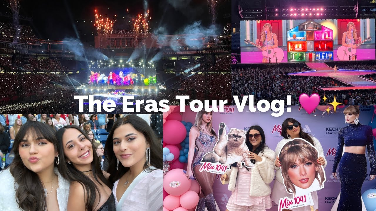 THE ERAS TOUR VLOG ♡ Opening night at Gillette Stadium!! - YouTube