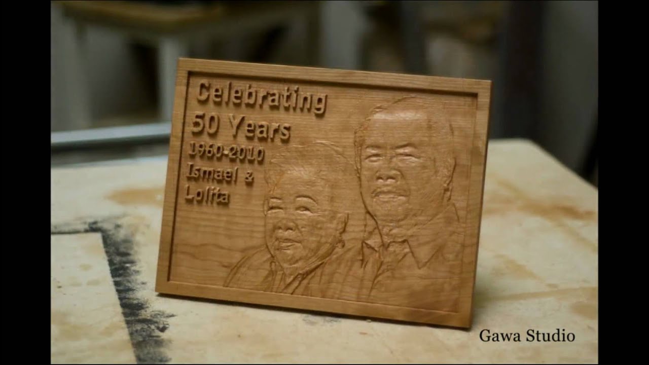 Medium Photo Carving sample - YouTube