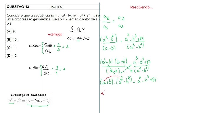 Exemplos De Sequencia Geometrica