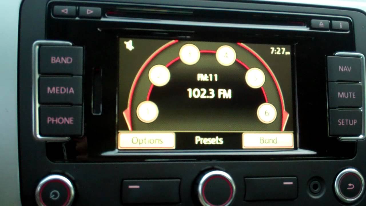 Radio Station Tuning in a 2012 Volkswagen CC - YouTube