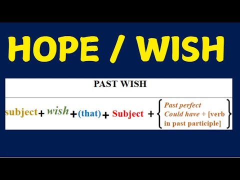 Hope vs Wish in English #english #verb #grammar #ielts # ...