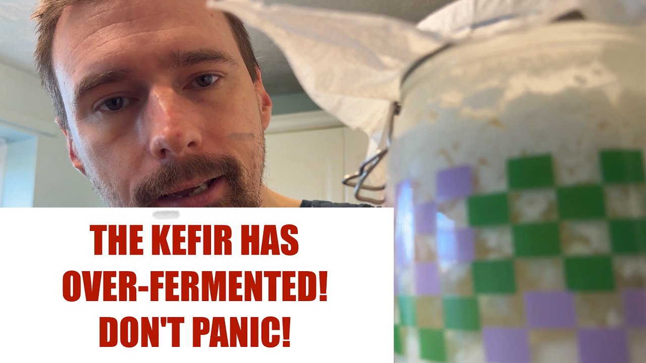 What to do with over-fermented kefir - YouTube