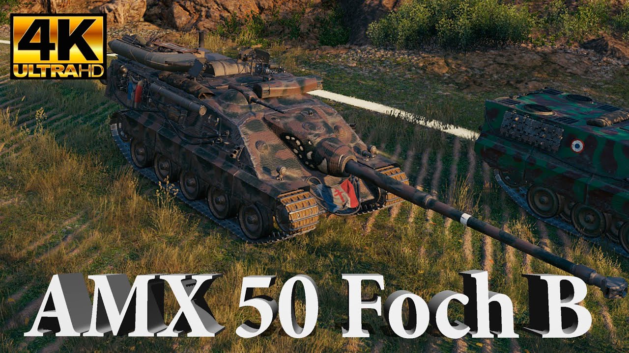 AMX 50 Foch B video in Ultra HD 4K Kolobanov's Medal, 8985 dmg, 8 kills ...