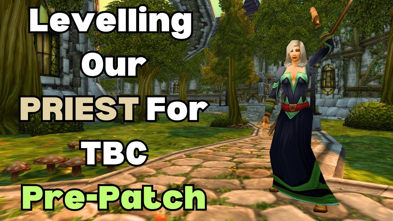 World of Warcraft Classic TBC Waiting Room | Fresh Human Priest | Pre ...