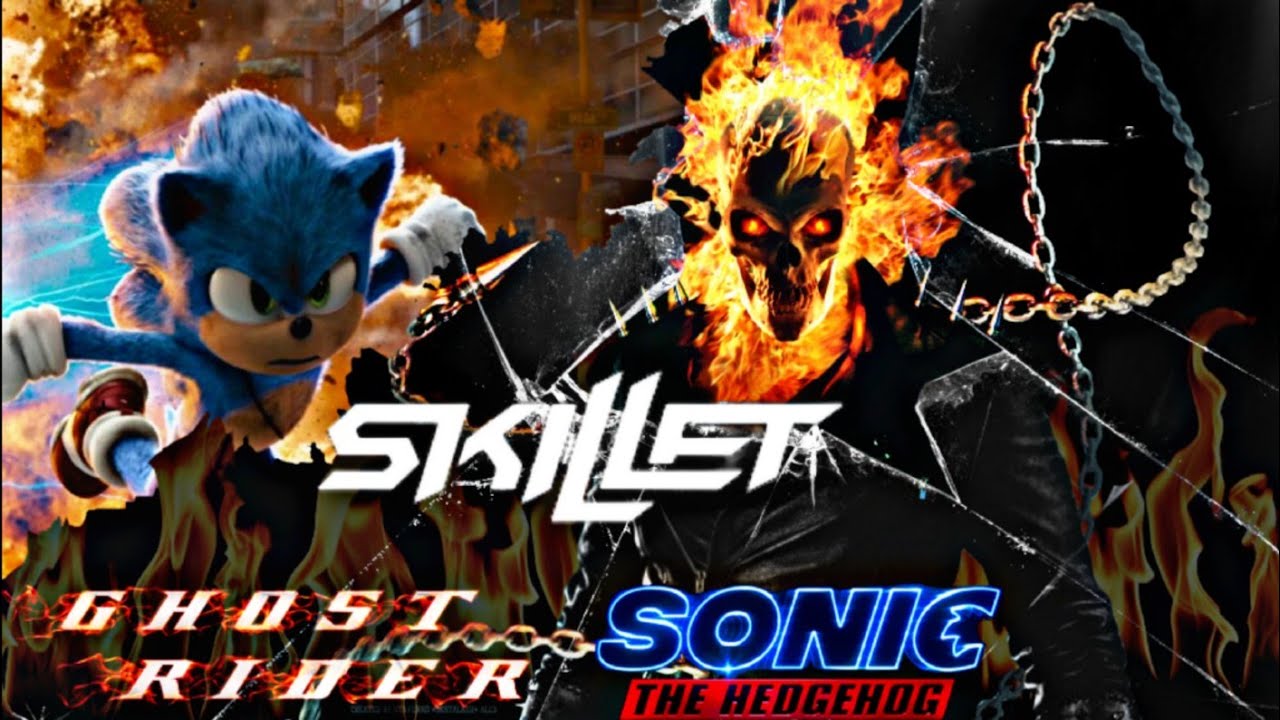 Sonic vs Ghost Rider [skillet monster] - YouTube
