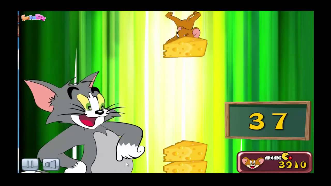 Tom and Jerry Cartoon Game Tom and Jerry Cheese Challenge - YouTube