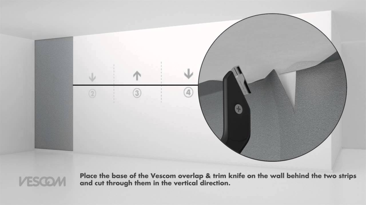 Vescom - wallcovering application instruction - Chapter 4 - YouTube