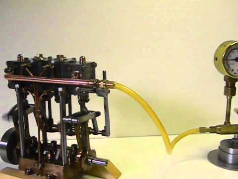 STUART. TWIN LAUNCH ENGINE WITH REVERSING GEAR - YouTube