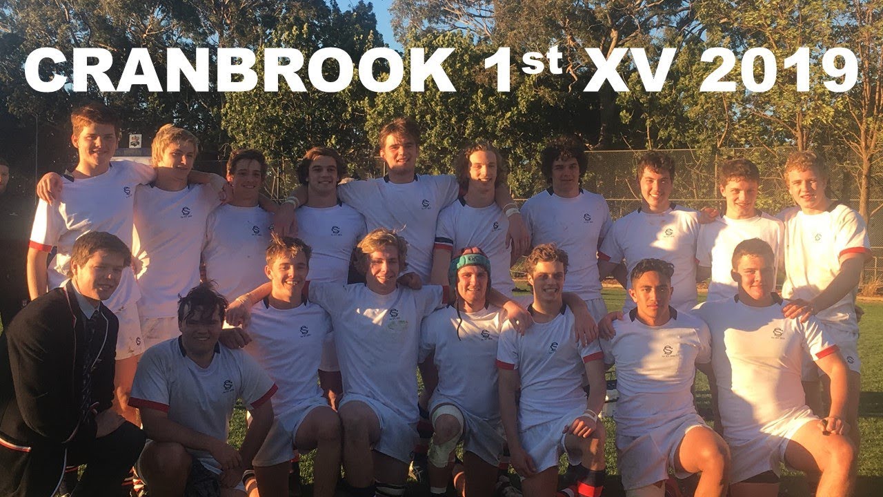 Cranbrook Rugby 2019 1st XV 'The Journey' - YouTube