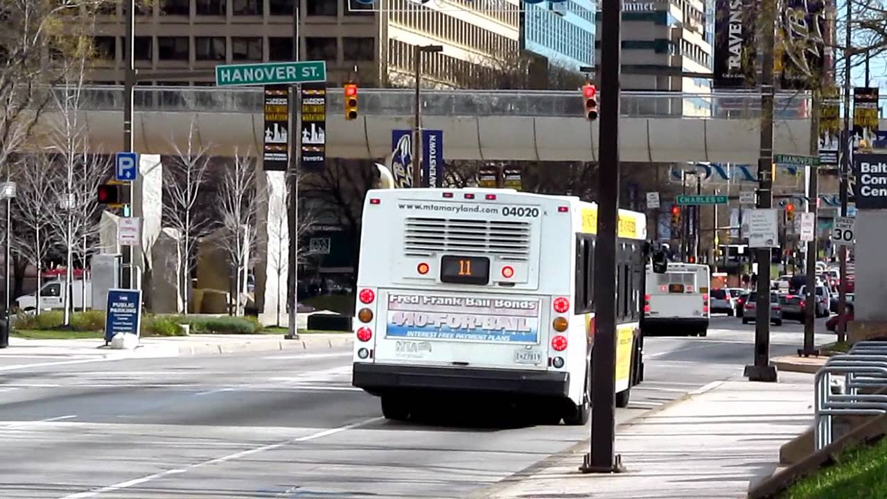 MTA Maryland New Flyer D40LF #4020 on the route 11 - YouTube