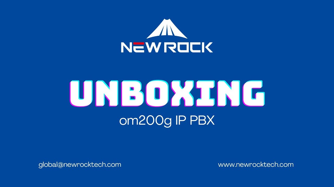 New Rock OM200G IP PBX unboxing - YouTube