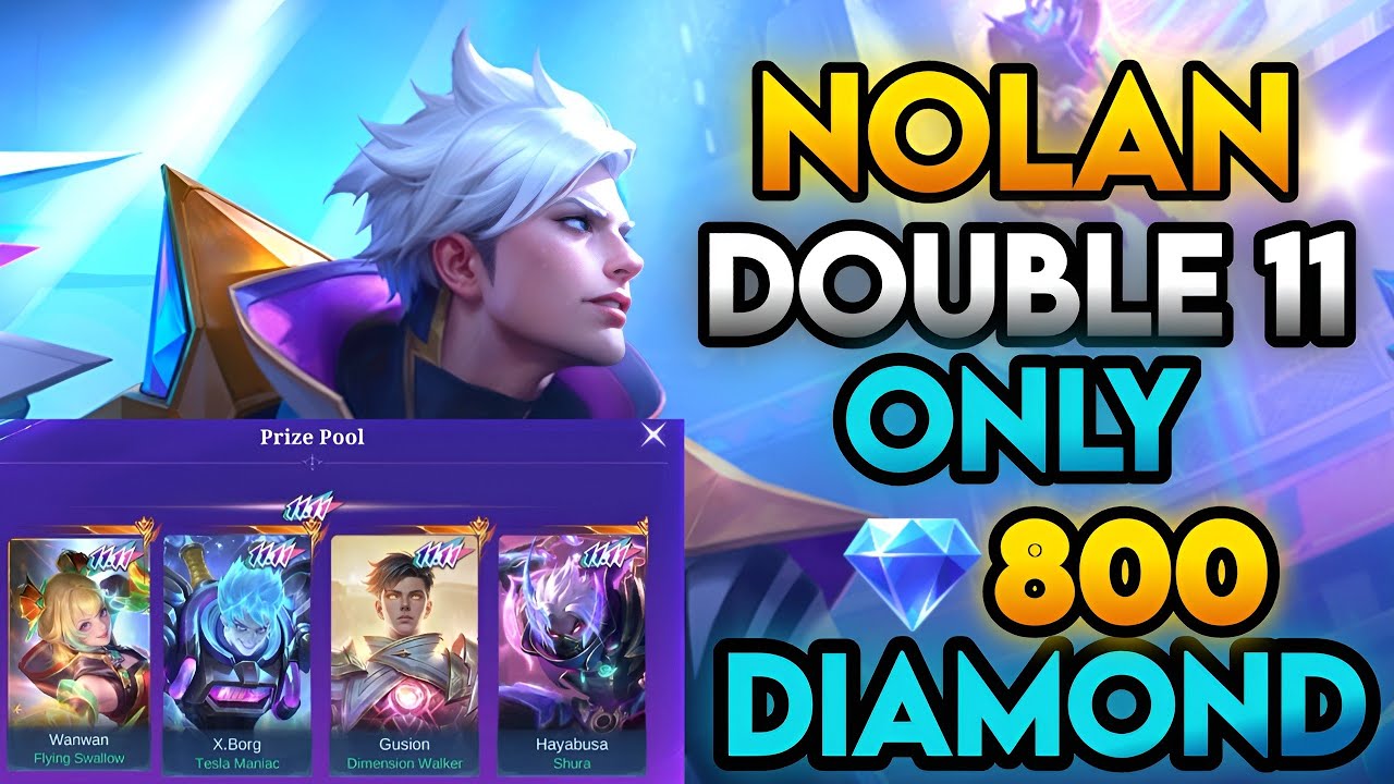 CHEAPEST WAY TO NOLAN DOUBLE 11 SKIN |Moba Legends 5v5 - YouTube