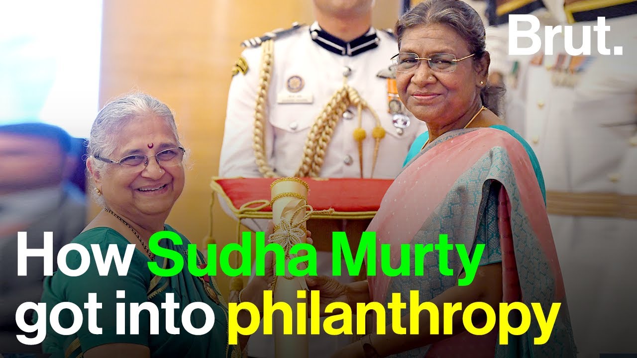 How Sudha Murty got into philanthropy - YouTube