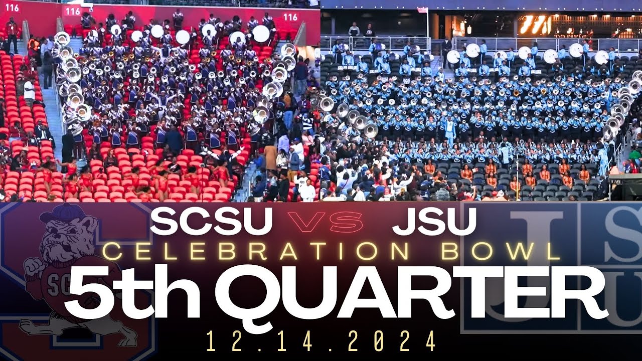 Celebration Bowl 5th Quarter | SCSU Marching 101 2024 - YouTube