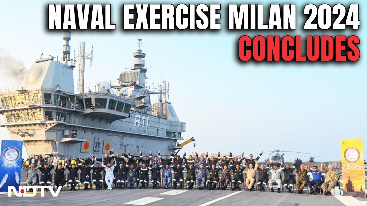 Milan 2024 | Naval Exercise 'Milan 2024' Concludes Onboard INS Vikrant ...