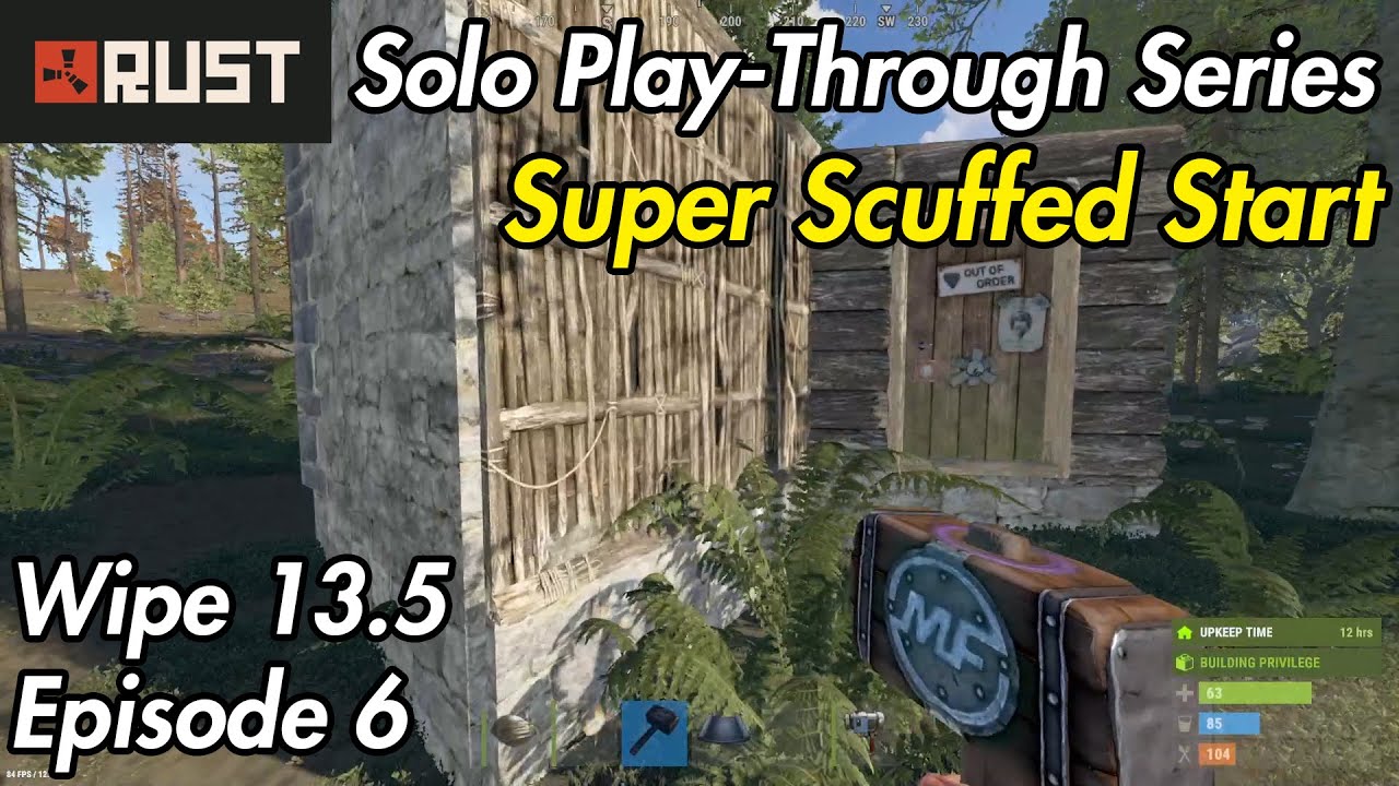 Rust Solo Play-Through Series - Wipe 13 - Episode 6 - YouTube